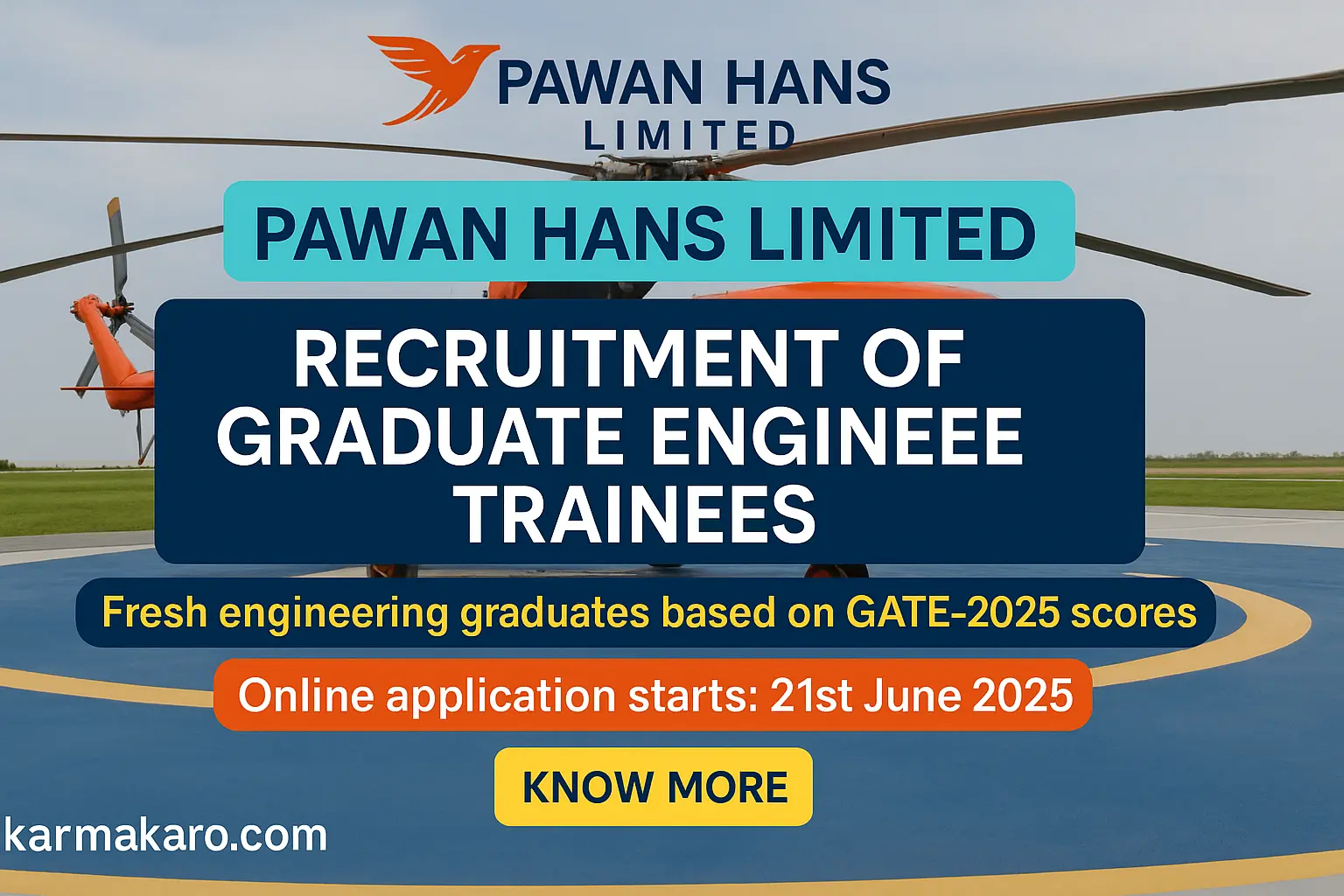 Pawan Hans Limited Graduate Engineer Trainee Recruitment 2025