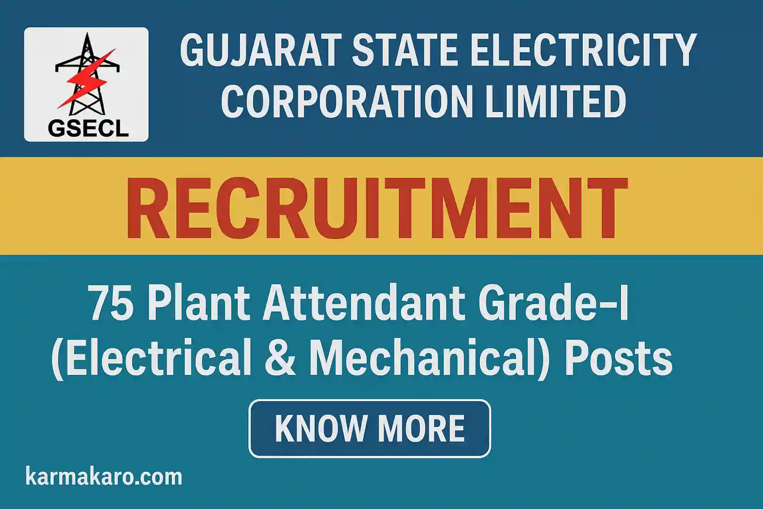 GSECL Plant Attendant Recruitment 2025 – Check Eligibility, Salary, and ...